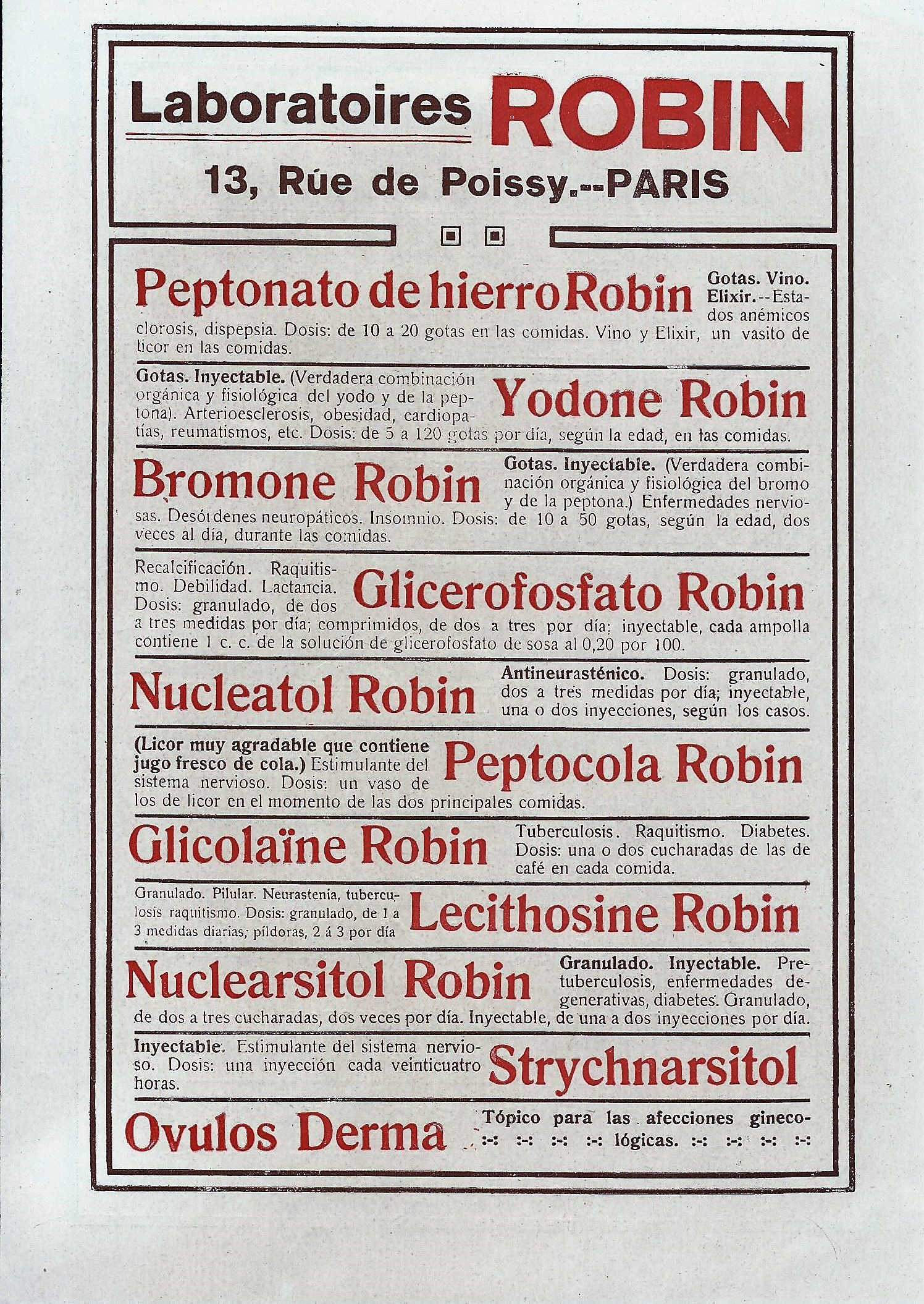 Laboratorios Robin | Blog de Tomás Cabacas