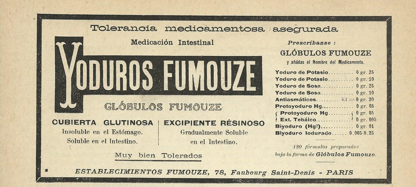 Yoduros Fumouze | Blog de Tomás Cabacas