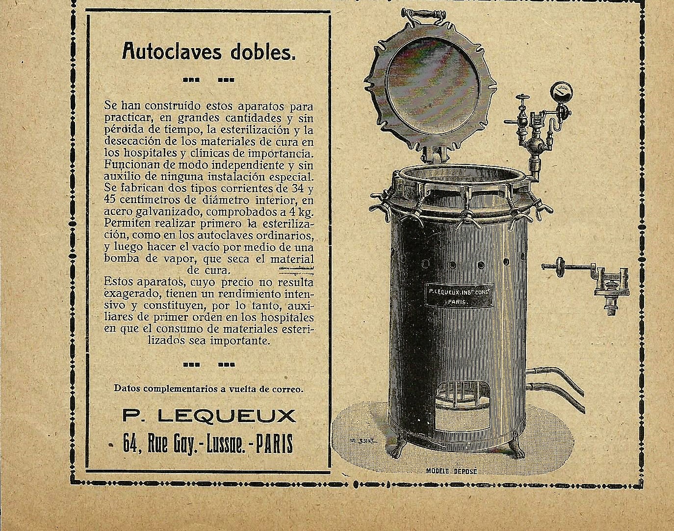 Autoclave Chamberland | Blog de Tomás Cabacas