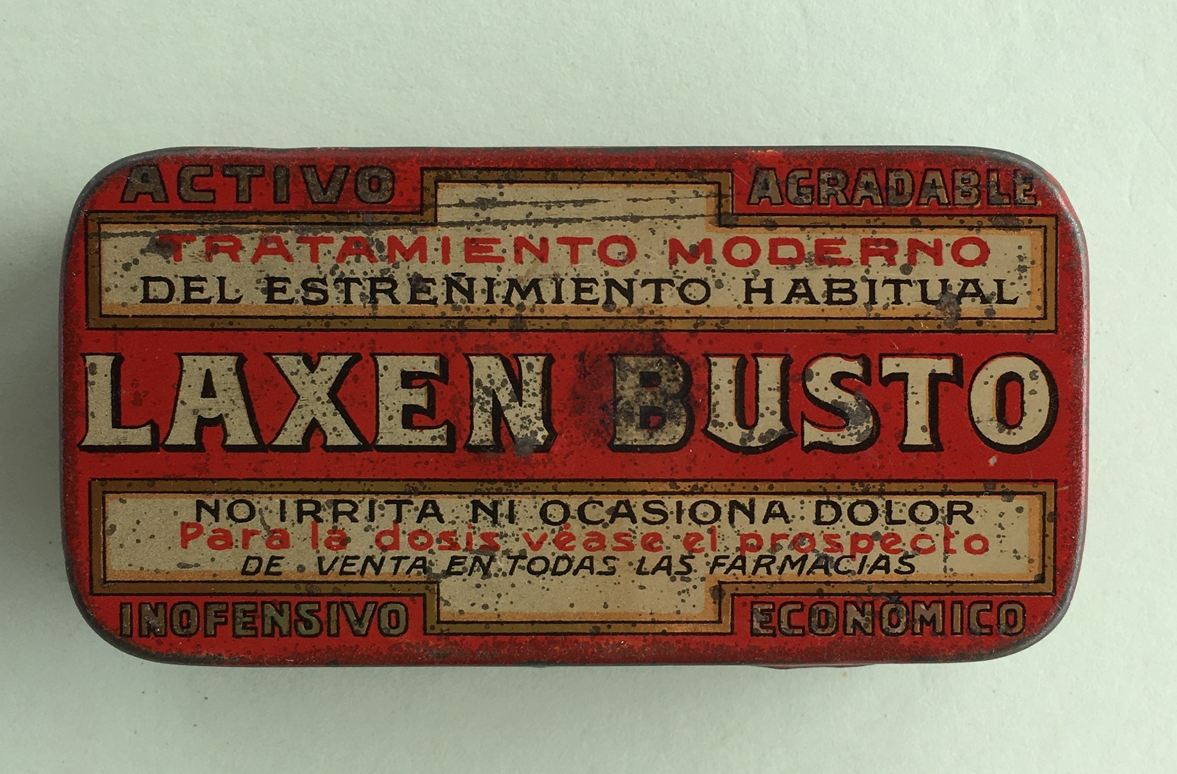 Caja del medicamento Laxen Busto | Blog de Tomás Cabacas