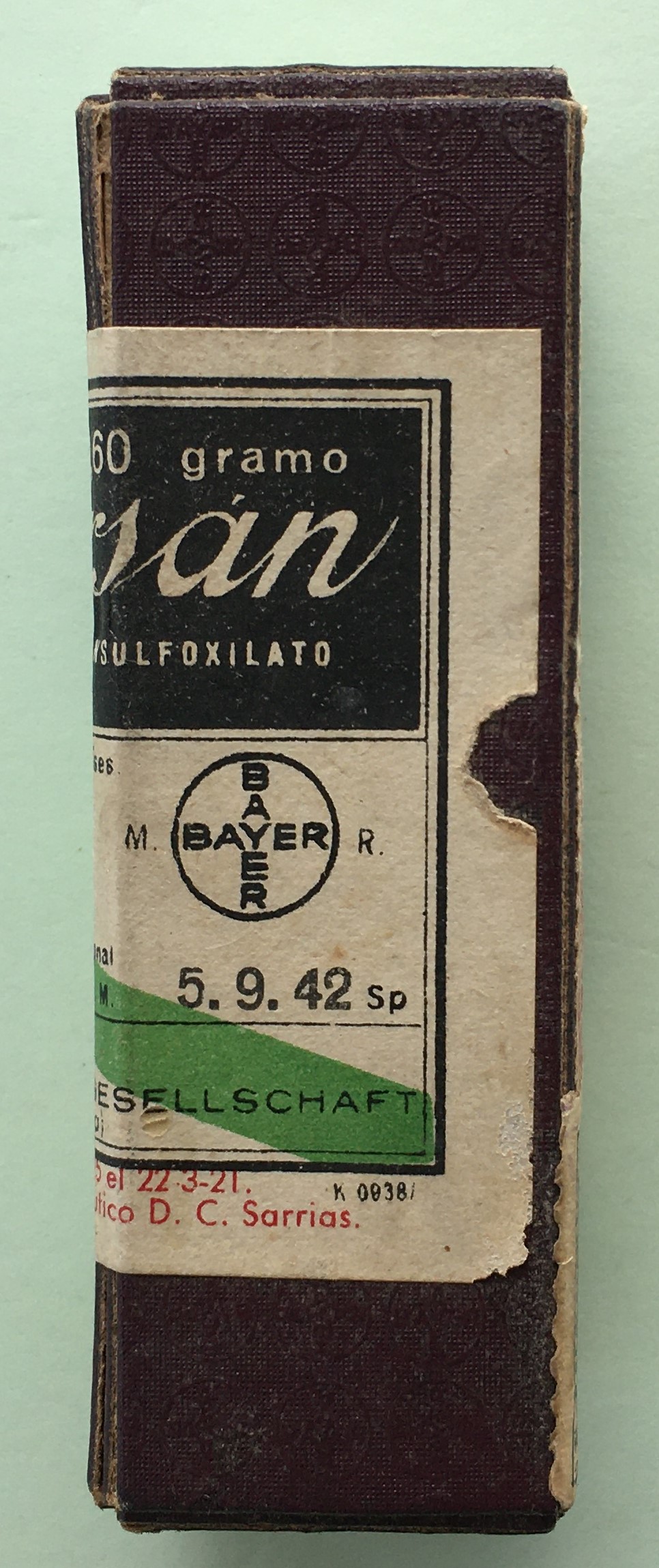 Medicamento Neosalvarsán | Blog de Tomás Cabacas