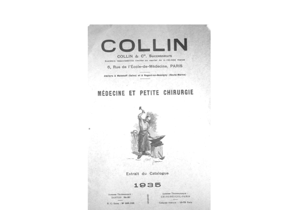 Fabricante de espéculos vaginales Pierre Collin | Blog de Tomás Cabacas