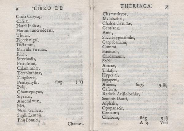Triaca Magna de Andrómaco | Blog de Tomás Cabacas