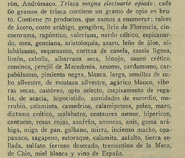 Triaca Magna de Andrómaco | Blog de Tomás Cabacas