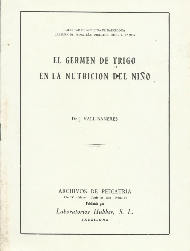 El germen de trigo en la nutrición del niño | Blog de Tomás Cabacas
