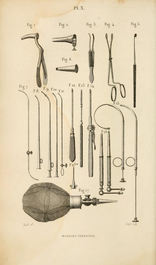 Instrumentos médicos para intervenciones quirúrgicas de los oidos en el ...