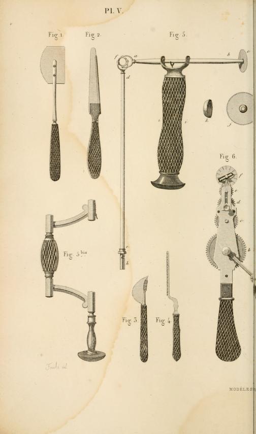 Instrumentos quirúrgicos para recesiones. Siglo XIX | Blog de Tomás Cabacas
